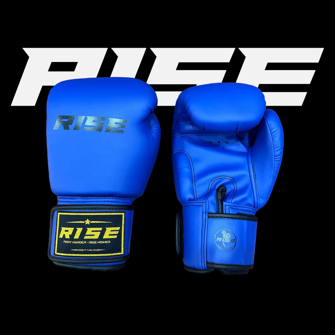 RISE BOXING GLOVES (BLUE) – RISE FIGHTGEAR