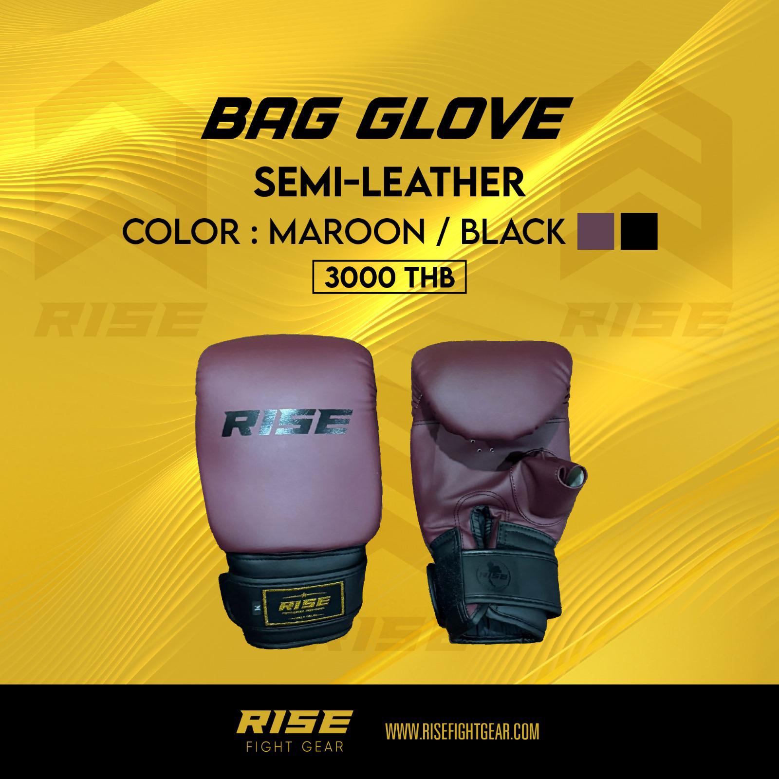 RISE BAG GLOVES ( MAROON ) – RISE FIGHTGEAR